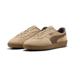 Sneaker Puma "PALERMO POP", Damen, Gr. 42,5, toasted almond, flat bronze, Textil, mehrfarbig, Schuhe Sneaker