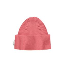 Marc O'Polo Beanie MARC O'POLO "aus Bio-Baumwolle", Damen, rot (m626), Obermaterial: 100% Baumwolle, unifarben, M&uuml;tzen Beanie