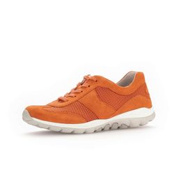 Gabor Damen Sneaker "Sneaker low Lederimitat", Gr. 37,5orange, Schuhe