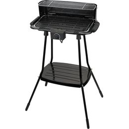 Elektrogrill Tepro "Danville", schwarz, B:60cm H:89cm T:48cm, Kontaktgrill_Standgrill_Tischgrill_Teppanyakigrill, Grillfl&auml;che: ca. 40,4 x 22,7 cm, Leistung 1600 W