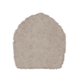 Badematte, beige, WC-Deckelbezug (47cm x 50cm), 1 Stk., Badematten, Badematte