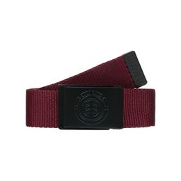 Element Herren Stoffg&uuml;rtel "Icon Webbing"zinfandel, Obermaterial: 100% Polyester;, G&uuml;rtel