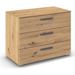 Schubkastenkommode Rauch, B:80cm H:61cm T:42cmeiche artisan, Holzwerkstoff, Sideboards, "Sideboard Schubladenkommode OTELI mit Dekor- und