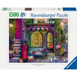 Puzzle Ravensburger "Liebesbriefe und Schokolade", bunt, Puzzles, KinderB:80cm H:60cm, Made in Germany, B:80cm H:60cm