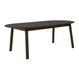Esstisch HAMMEL FURNITURE "Findahl by Hammel Amalfi Designtisch", eiche dunkel, B:220cm H:73cm T:100cm, Tische, Esstisch, 220x100 cm, aus massivem Eichenholz, mit Verl&auml;ngerungsfunktion