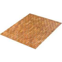 Badematte Kleine Wolke "Palito", beige (natur), H:5mm, Bambus, Holz, Badematten, Badematte, Holzmatte, 100% Bambus, 50x70 cm
