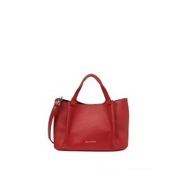 Marc O'Polo MARC O'POLO Damen Umh&auml;ngetasche "aus fein genarbtem Rindleder"shiny rot, Leder, unifarben, Taschen