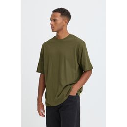 T-Shirt Blend "BHFISHER OVERSIZE TEE", Herren, Gr. XL, gr&uuml;n (olive night), Single Jersey, Obermaterial: 100% Baumwolle, unifarben, relaxed fit normal, Rundhals, Shirts T-Shirt, Baumwolle, relaxed fit