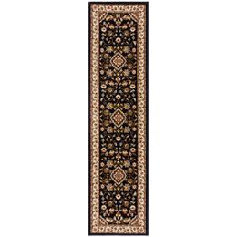 Teppich FLAIR RUGS "Sherborne", blau, B:66cm H:12mm L:300cm, Kunstfaser, Teppiche, Teppich, Vintage Stil