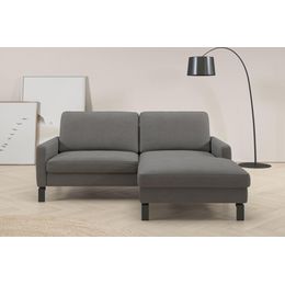 Ecksofa Home Affaire, B:194cm H:86cm T:164cmanthrazit, 100% Polyester, Wohnzimmer, Sofas, "Lecce, L-Form, Federkernpolsterung, Breite 194 cm", inkl.