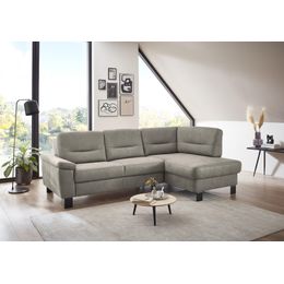 Ecksofa DIE PLANBAR, B:244cm H:88cm T:160cmalu, 100% Polyester, Wohnzimmer, Sofas, "PP-PF23172", Eckgarnitur mit besonders kleinem Stellma&szlig; ca. 160 x