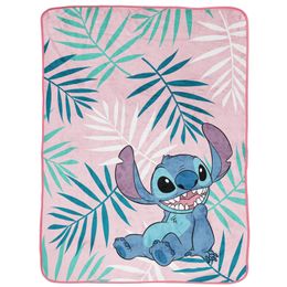 Kinderdecke Disney, B:130cm L:150cmrosa, Polyester, Wohndecken, "Disney Lilo und Stitch", kuschelig 130 x 150 cm