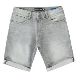 Jeansshorts Cars Jeans "SEATLE Short", Herren, Gr. XS, N-Gr, grau (grau used), Web, Obermaterial: 86% Baumwolle, 13% Polyester, 1% Elasthan, unifarben, regular fit, Jeans Jeansshorts