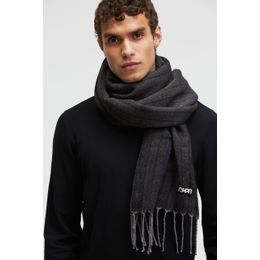Strickschal CMPD, Herren, grau, Material: 74% Polyacryl, 26% Baumwolle, Modet&uuml;cher