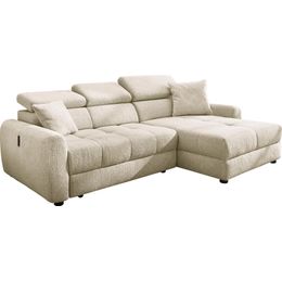 Jockenh&ouml;fer Ecksofa, B:270cm T:115cmbeige 432, 07, JOCKENH&Ouml;FER GRUPPE, Korpus: 100% Polyester;Kissen: 100% Polyester, Wohnzimmer, Sofas, "Move, L-Form, B: 270cm,