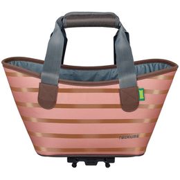 Fahrradtasche Racktime, rosa (ros&eacute;goldfarben), Taschen, B/H/T: 34cm x 25,5cm x 37cm, Polyester, B:34cm H:25,5cm T:37cm