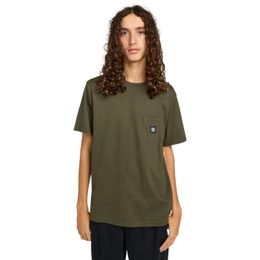 Element Herren T-Shirt "Icon Label Pocket"forest night, Gr. XS, 100% Baumwolle, Shirts
