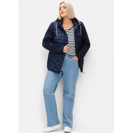 sheego Damen Schlupfjeans mit durchg&auml;ngig weitem Bein, light blue-denim, Gr&ouml;&szlig;e 44