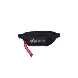 G&uuml;rteltasche Alpha Industries "Packable Waist Bag", schwarz, Obermaterial: 100% Nylon; Futter: 100% Polyester, Taschen G&uuml;rteltasche