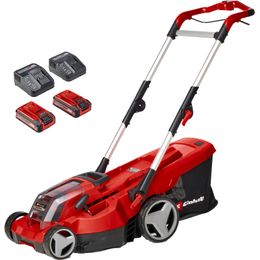 Akkurasenm&auml;her Einhell "Einhell Power X-Change RASARRO 36/36", rot, B:46cm H:95cm T:138,5cm, Rasenm&auml;her, mit 2x Akku 18V/3,0Ah Plus und 2x Ladeger&auml;t