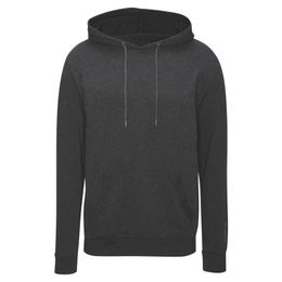 Hoodie BENCH. LOUNGEWEAR, Herren, Gr. 44/46 (S), grau (anthrazit, meliert), Sweatware, Obermaterial: 60% Baumwolle, 40% Polyester, unifarben, Basic, bequem h&uuml;ftbedeckend, Rundhals, Rippb&uuml;ndchen, Sweatshirts Hoodie, Langarm, Sweatshirt mit Rundhals und Kapuze, Baumwollmischung