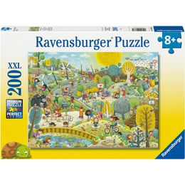 Puzzle Ravensburger "Wir sch&uuml;tzen unsere Erde", bunt, Puzzles, KinderB:49cm H:36cm, Motiv, Made in Germany, B:49cm H:36cm