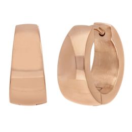 Paar Creolen TITANIA "Titancreolen", rosa (ros&eacute;), Ohrringe, Damen, Titan