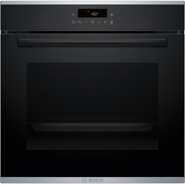 Bosch Pyrolyse Backofen "HBA272BB3", Energieeffizienz: A+ (A+++-D), schwarz, B:59,4cm H:59,5cm T:54,8cm, Back&ouml;fen, Air Fry f&uuml;r knusprige Lebensmittel & automatische Selbstreinigung