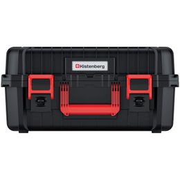 Werkzeugbox Prosperplast "HEAVY", schwarz (schwarz, rot), B:44,5cm H:21,6cm T:36cm, Kunststoff, Aufbewahrungsboxen, 44,5 x 36 x 21,6 cm