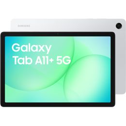 Samsung Tablet "Galaxy Tab A11+", Energieeffizienz: E (A-G), silber, 128 GB,mit eSIM, Tablets_EBookReader