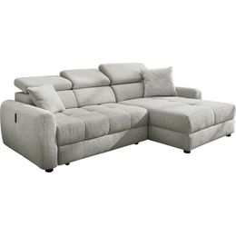 Jockenh&ouml;fer Ecksofa, B:270cm T:115cmhellgrau 432, 19, JOCKENH&Ouml;FER GRUPPE, Korpus: 100% Polyester;Kissen: 100% Polyester, Wohnzimmer, Sofas, "Move, L-Form, B: