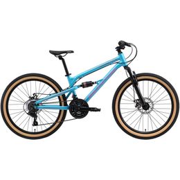 Jugendfahrrad Bikestar Gr. 33, blau, Fahrr&auml;der, Kinder, 33cm, 24 Zoll (60,96cm)