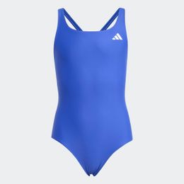 Badeanzug adidas Performance "ESS VBCK SUIT Y", M&auml;dchen, Gr. 152, N-Gr, blau (semi lucid blau), Obermaterial: 78% Polyamid, 22% Elasthan, Badeanz&uuml;ge Badeanzug