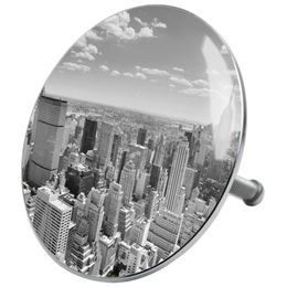 Badewannenst&ouml;psel Sanilo "Skyline New York", grau, &Oslash;:7,2cm, St&ouml;psel, &Oslash; 7,2 cm