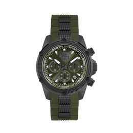Plein Sport Herren Luxusuhr "Hurricane Chrono"0205, schwarz, gr&uuml;n, Armbanduhren