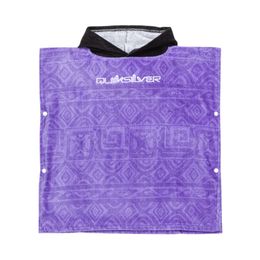 Badeponcho Quiksilver "Hoody Towel", Kinder, dusted peri, 100% Baumwolle, Hausm&auml;ntel