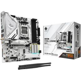 Asrock Mainboard "B850M Steel Legend WiFi", B:26,4cm H:5,8cm T:29,6cmohne farbbezeichnung, Mainboards