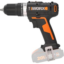 Akku-Schlagbohrschrauber WORX "WX370.9", bunt (schwarz, orange), B:5,1mm H:21,7mm L:22,3mm, Bohrmaschinen, 2-Gang-Getriebe, Bohrstufe + Schlagfunktion, ohne Akku & Ladeger&auml;t