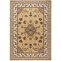 Teppich FLAIR RUGS "Sherborne", beige, B:290cm H:8mm L:200cm, Polypropylen, Teppiche, Teppich, Orientteppich