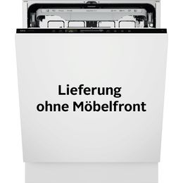 AEG vollintegrierbarer Geschirrsp&uuml;ler "GI9200X2TC", Energieeffizienz: A (A-G), wei&szlig;, neutral, B:59,6cm H:81,5cm T:55cm, Geschirrsp&uuml;ler, Leise Sp&uuml;lmaschine 38 dB kraftvoll gegen Eingebranntes EEK A-10 %