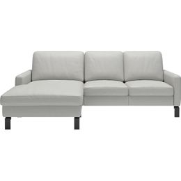Ecksofa Home Affaire, B:224cm H:86cm T:164cmgrau, 100% Polyester, Wohnzimmer, Sofas, "Lecce, L-Form, Federkernpolsterung, Breite 224 cm", inkl.