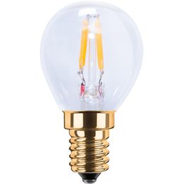 Segula LED-Leuchtmittel "Vintage Line", Energieeffizienz: G (A-G), transparent, L:65cm &Oslash;:35cm, Leuchtmittel, dimmbar, Mini-Gl&uuml;hlampe klar, E14