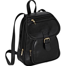 Damen Rucksack schwarz, Gr&ouml;&szlig;e 0