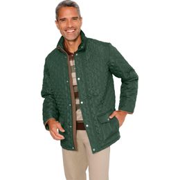 Herren Steppjacke im Rautenmuster moos, Gr&ouml;&szlig;e 54