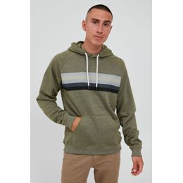 Kapuzenpullover Blend "BHSweatshirt", Herren, Gr. M, winter moss, Sweatware, 60% Baumwolle, 40% Polyester, gestreift, regular fit h&uuml;ftlang, ohne Ausschnitt, Pullover Kapuzenpullover, L&auml;ssiger Hoodie mit Kapuze und K&auml;ngurutasche