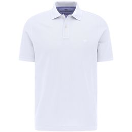 Poloshirt Fynch-Hatton, Herren, Gr. XL (56/58), wei&szlig;, Jersey, Obermaterial: 100% Baumwolle, unifarben, normal, ohne Ausschnitt, Shirts, mit kleinem Markenlogo