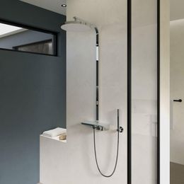 Villeroy & Boch Villeroy & Boch Universal Showers Aufputz-Duschsystem mit Thermostat, mit Ablage, TVS00003000061,