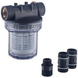 Vorfilter Al-Ko "100/1 Zoll", transparent, B:13cm H:19,5cm L:15cm, Kunststoff, Filteranlagen, Gartenpumpen-Vorfilter