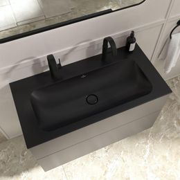 Villeroy & Boch Villeroy & Boch Somera Doppelwaschtisch, mit 2 Hahnl&ouml;chern B: 100 T: 50 cm, 5A72A1R7,