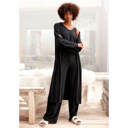 Lascana Longstrickjacke schwarz Gr. 32/34 f&uuml;r Damen. Nachhaltig.